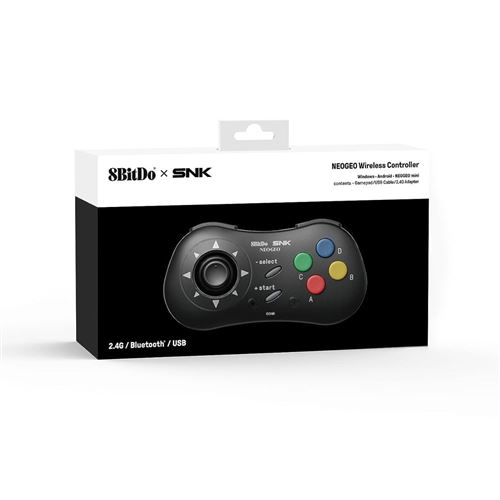 8BitDo Manette Bluetooth Style SNK Neo Geo - compatible PC Windows ...