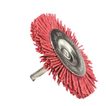 Polybrosse rouge circulaire pour bois TIVOLY, Diam.75 mm - Roues et ...
