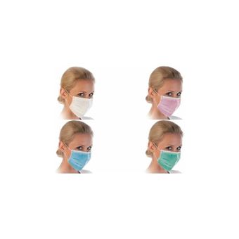 HYGOSTAR Masque type II, 3 couches, bleu - Manutention transports ...