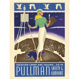 Fabulous Poster Pullman train vintage (31cm x 41cm) - Achat & prix | fnac