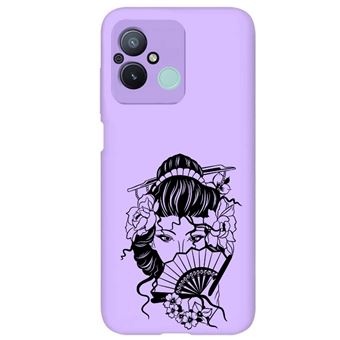Coque violet Redmi 12C et 11A geisha anime japan - Coque et étui ...