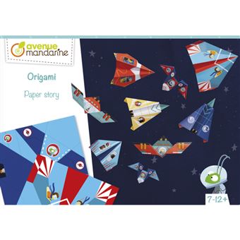 Coffret Créatif Origami - Avion et fusée - 40 feuilles - Origami ...