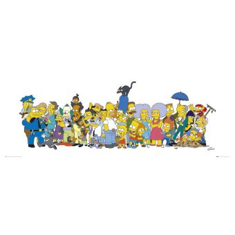 The SIMPSONS - 33x95 cm - AFFICHE / POSTER - Achat & prix | fnac