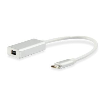 Equip Prise USB Type C vers Mini DisplayPort Femelle A 0,15 m, Câblage ...