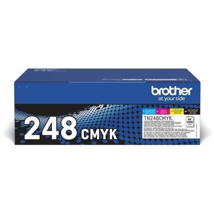 Brother TN248VAL Multipack - Pack de 4 - noir, jaune, cyan, magenta ...