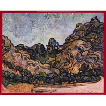 Poster Reproduction Encadré: Vincent Van Gogh - Colline Près De Saint ...