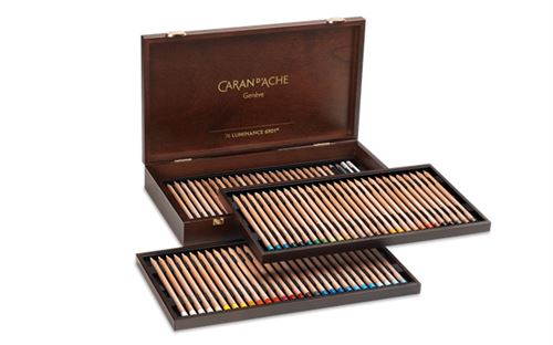 Coffret cadeau de 82 crayons de couleurs LUMINANCE 6901® + 2 full ...