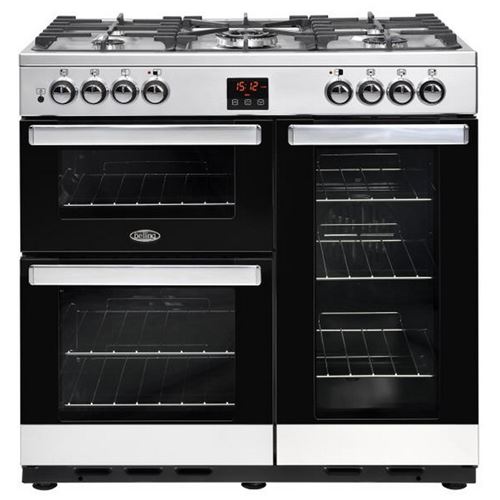 Belling Cookcentre 90DFT - Cuisinière (four à deux étages) - pose libre ...
