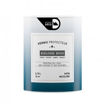 Vernispoutre et lambris Relook bois MAISON DECO, incolore mat, 0.75 l ...