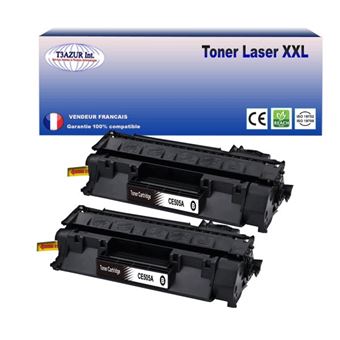 T3AZUR - Lot de 2 Toners compatibles avec Canon 719A pour Canon LBP ...