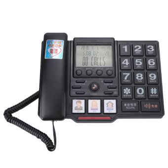 Poste Téléphonique / Téléphone Fixe C219 Pour Bureau / Domicile Noir ...