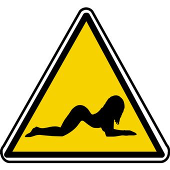 silhouette pin-up 8 (5x4.5cm) - Sticker/autocollant - Autocollant et ...