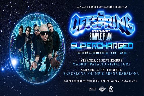 Offspring Supercharged Worldwide in '25¿Te vienes al concierto ...