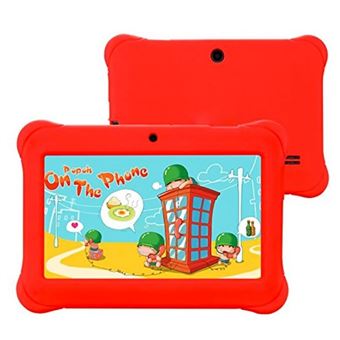 Tableta Infantil OEM Q88 Pantalla 7 ""Quad Core 1GB RAM + 8GB Rojo ...