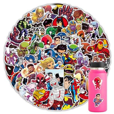 50 stickers para decorar tu habitación Modelo The Avengers, Decoración ...