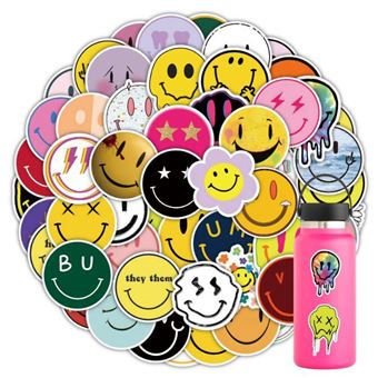 50 stickers para decorar tu habitación Modelo Smile, Decoración y ...