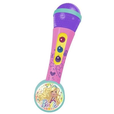 BARBIE Micrófono de mano con amplificador y ritmos., Juegos de ...