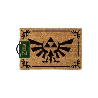 Felpudo The Legend of Zelda Triforce Black La Leyenda de Zelda: Trifuerza Negra 40 X 60 X 2 ...