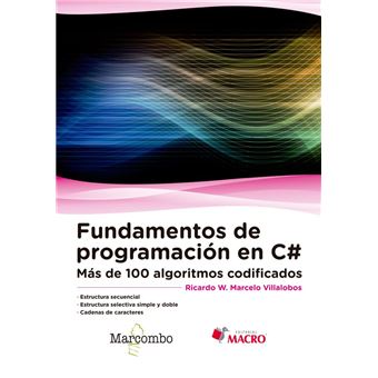 Fundamentos de programación C# - -5% en libros | Fnac