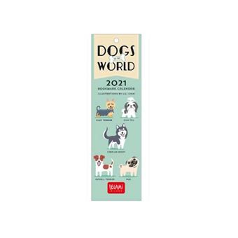 Calendario marcapáginas 2021 Legami Dogs of the world - Calendario ...