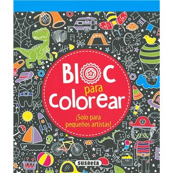 Bloc para colorear azul - Varios autores, Equipo Susaeta -5% en libros ...
