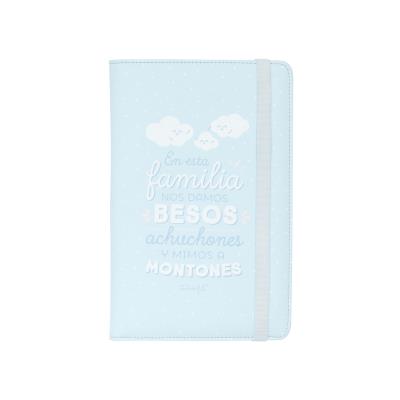 Portadocumentos Mr. Wonderful En esta familia nos damos besos, achuchones y mimos a montones ...