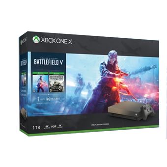 Consola Xbox One X de 1 TB + Gold Rush Special Edition Battlefield V ...