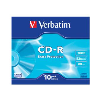 Verbatim Pack 10 CD-R 700MB - Accesorios de Audio - Comprar al mejor ...