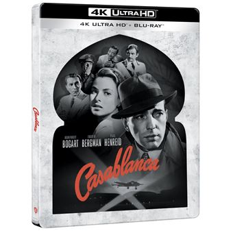 Casablanca - Steelbook UHD + Blu-ray - Michael Curtiz - Humphrey Bogart - Ingrid Bergman | Fnac