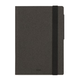 Mini Agenda 2026 12 meses semana vista horizontal Legami DEEP GRAPHITE ...