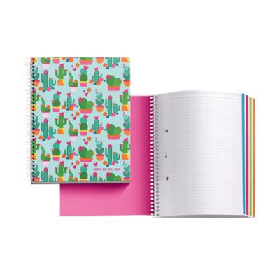 Agatha Ruíz de la Prada Libreta a5 Rayas cactus - -5% en libros | Fnac