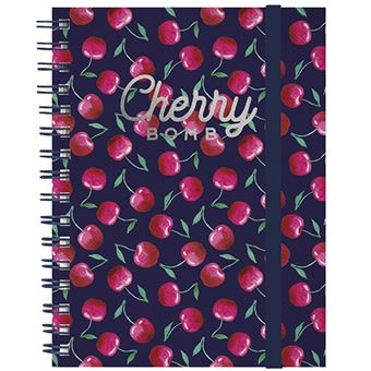 Cuaderno en espiral Legami Cherry Bomb A5 Pautado - Cuaderno - Los ...