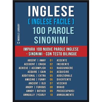 Inglese ( Inglese Facile ) 100 Parole - Sinonimi - -lo mejor de | FNAC ...