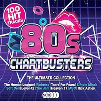 Box Set 100 Hit Tracks. 80s Chartbusters - 5 CDs - Varios Artistas ...