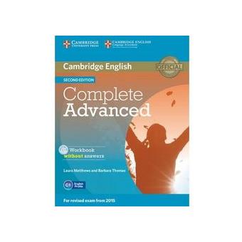 Complete Advanced Workbook Without Answers With Audio Cd 2Nd Edition ...