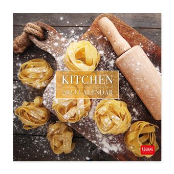 Calendario anual de pared 2023 Legami 18x18 mes visto Kitchen ...