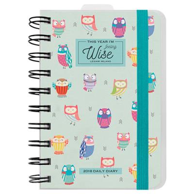 Agenda 2018 Legami día por página pequeña espiral Photo Owls - -5% en ...