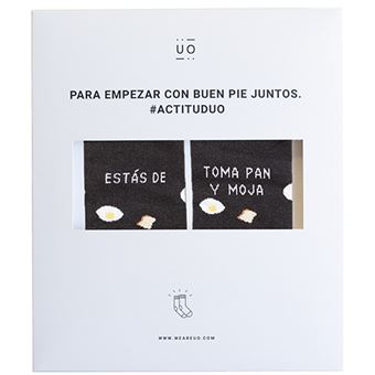 Uo Kit Junt@s Estás de toma pan y moja Tallas 35-38/39-42 - Calcetines ...