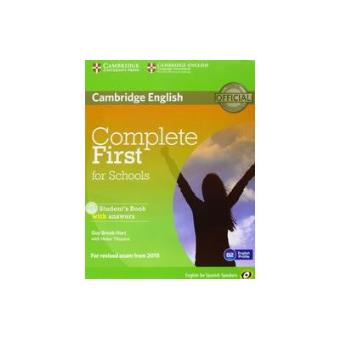Complete first for schools st+key+cd spanish speaker B2 - Barbara ...