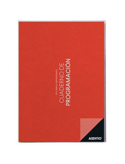 Cuaderno de Programación Additio A4 rojo - Cuaderno - Los mejores ...
