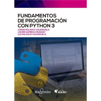 Fundamentos de programación con Python 3 - Varios autores -5% en libros ...