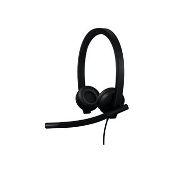 Logitech H570e - Micro-casque - sur-oreille - filaire - USB-C ...