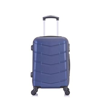 wave paris - valise cabine abs picasso 4 roues 55 cm - marine - Valise ...