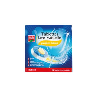 Belle France Tablettes lave-vaisselle Tout en 1 - Parfum Citron - 32 ...