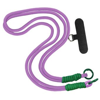 Cordon Smartphone Double Cordons Nylon 60cm Avizar Lavande - Accessoire ...