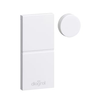 Détecteur d'ouverture miniature DIAG39APX Blanc - Diagral - Équipements ...