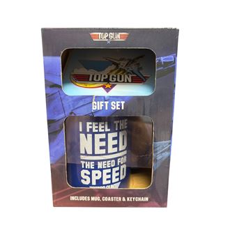 Coffret cadeau Top Gun : Mug + dessous de verre officiel - Tasse et ...