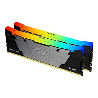 Kingston FURY Renegade RGB - DDR5 - kit - 64 Go: 2 x 32 Go - DIMM 288 broches - 6400 MHz / PC5 ...