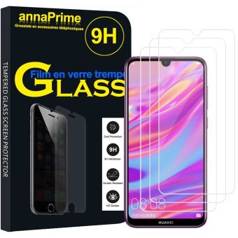 Lot 3 Films Verre Trempé de protection d'écran pour Huawei Enjoy 9 6.26 ...