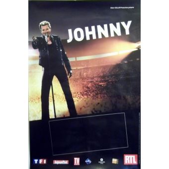 Johnny Hallyday - 40x60 cm - AFFICHE / POSTER - Achat & prix | fnac